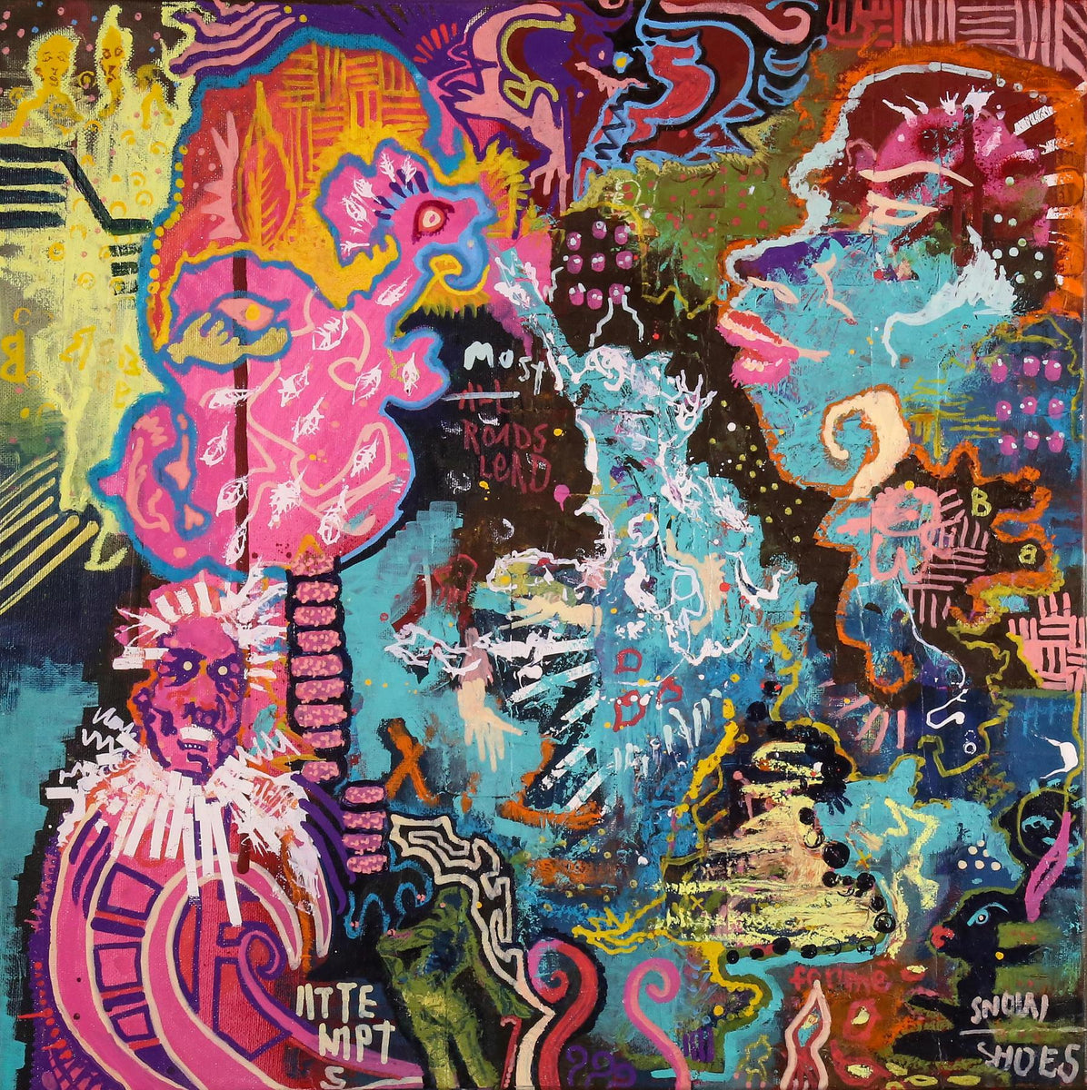 Divine - Abstract - Objective mixed_media by MRSN – Loupe, Inc