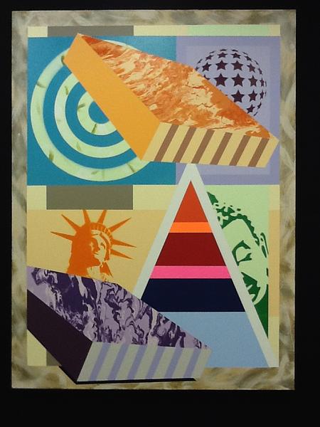 Objective Abstract Painting by artist Jack Knight – Loupe, Inc