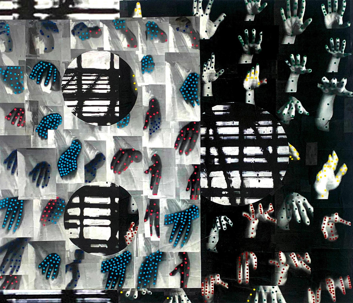 Hand Trackers - Abstract - Objective painting by Alexander Hawkins ...