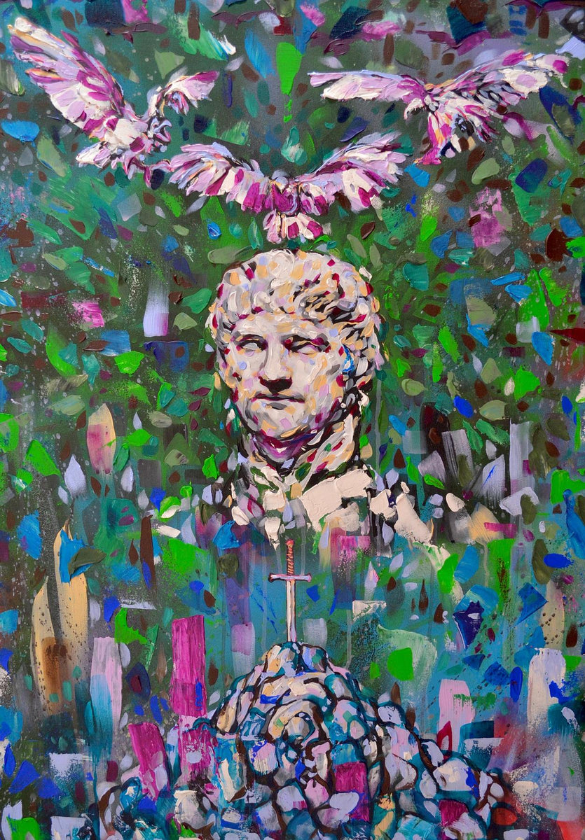 En Garde Caligula - Environmental painting by Arthur Kwon Lee – Loupe, Inc