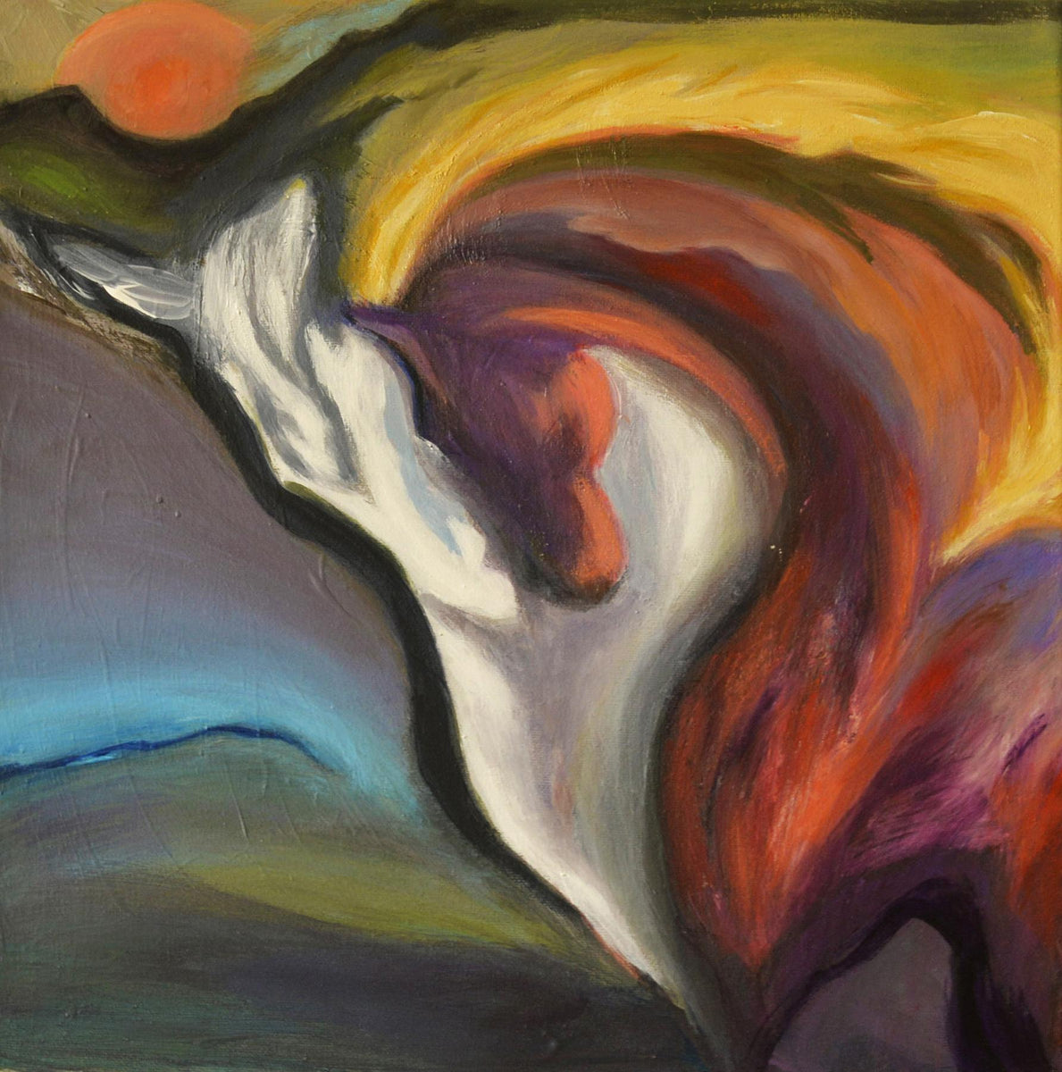 Love 2021 - Abstract - Objective painting by Lu Meng – Loupe, Inc