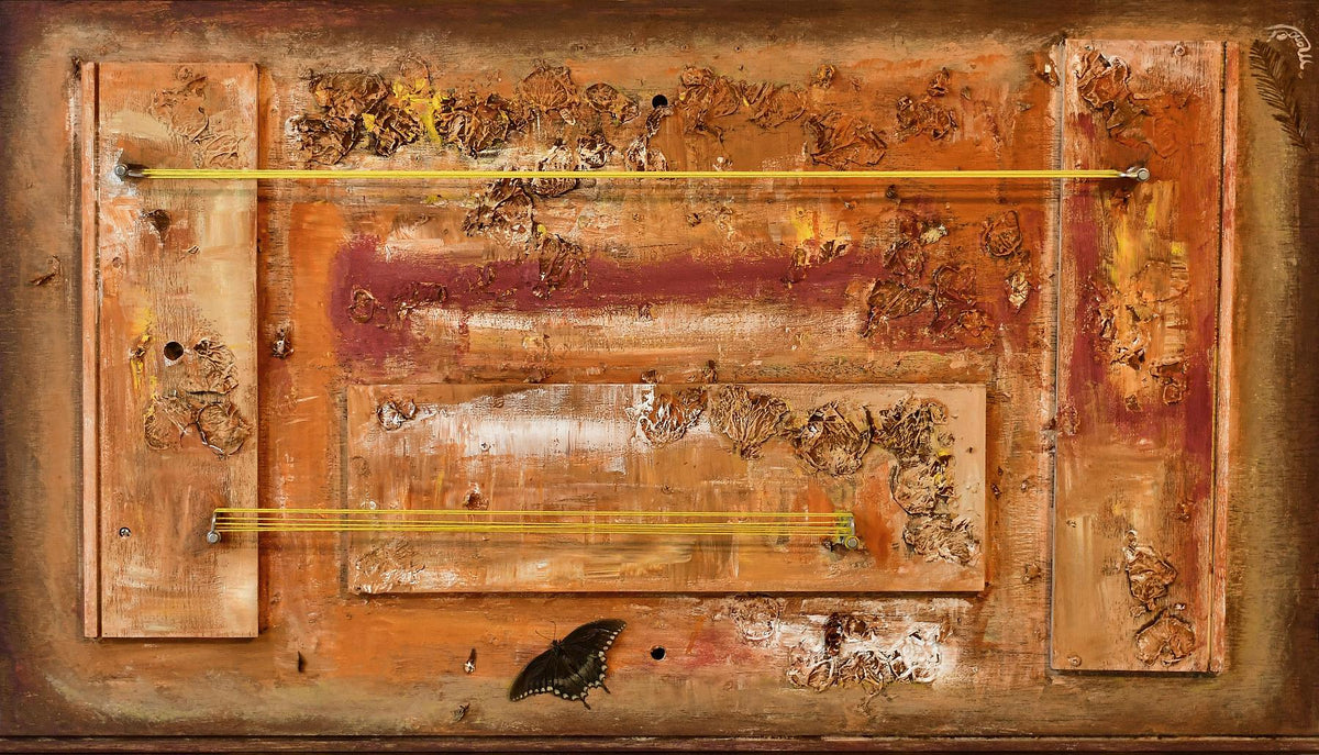 Firelight - Abstract - Nonobjective painting by Manny Peron – Loupe, Inc