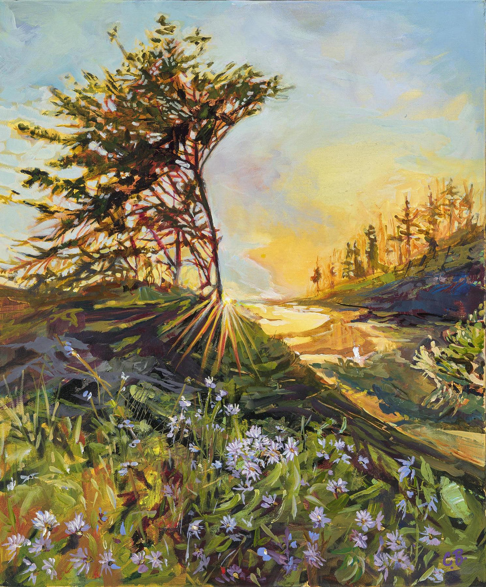 The Day is Done - N/A painting by Carol Bednarski – Loupe, Inc